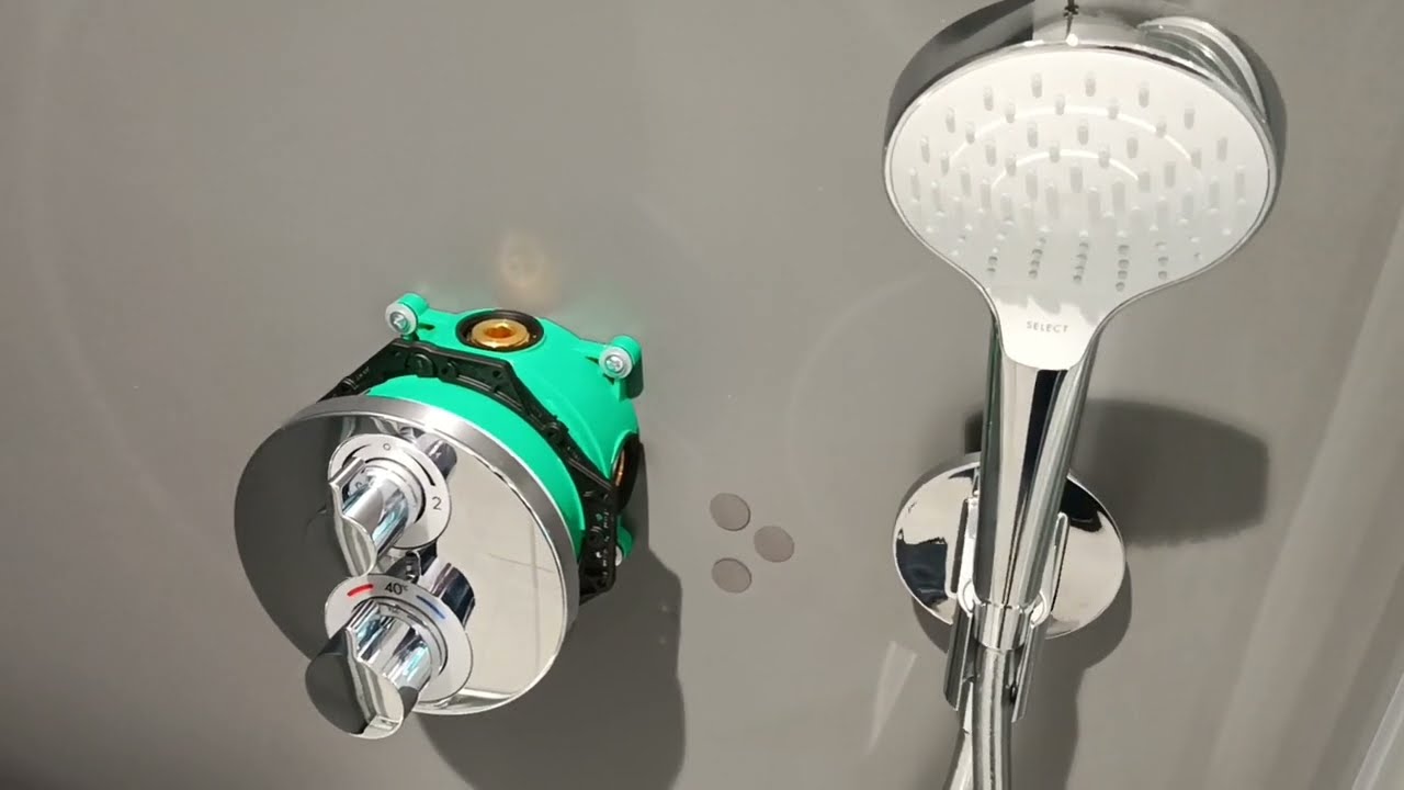 Hansgrohe 27954000 Croma Shower System 280 Ecostat S Youtube