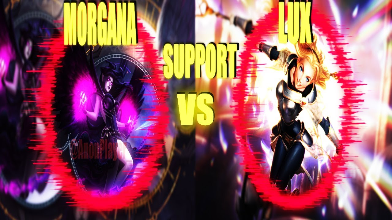 MORGANA SUPPORT VS LUX - FULL GAME - YouTube