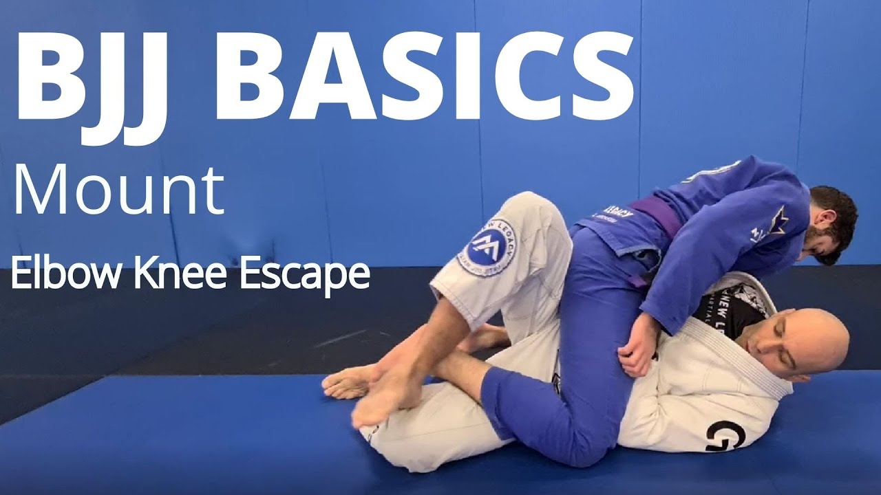 BJJ Basics - Mount: Elbow Knee Escape - YouTube