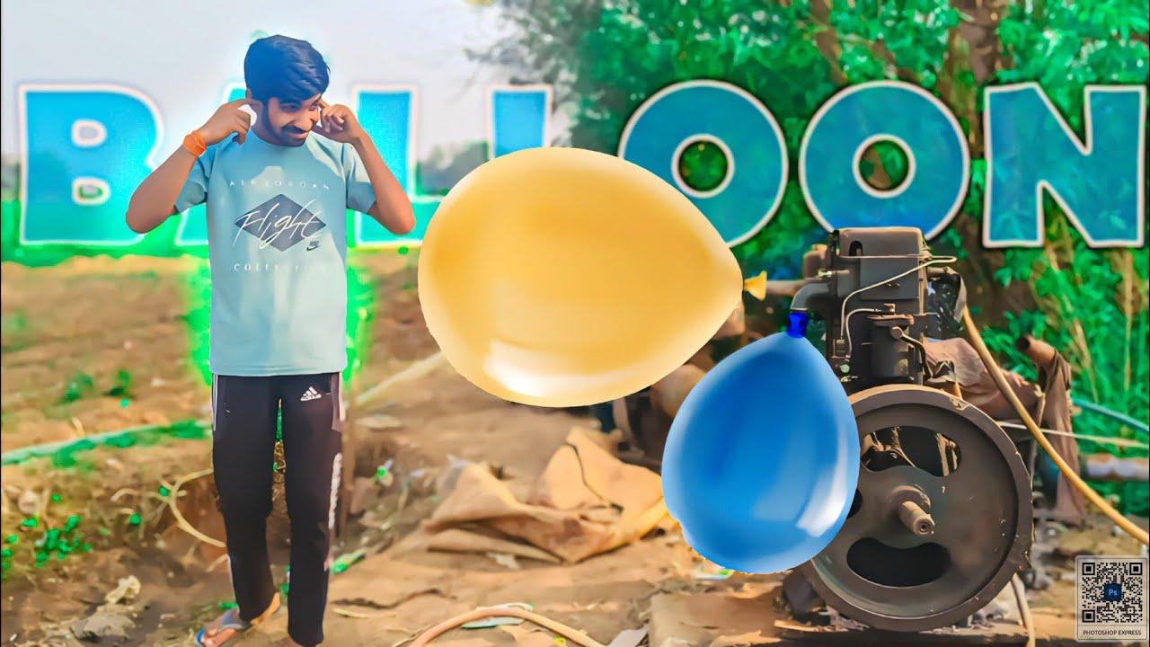 Balloon VS Diesel Engine | बड़ा वाला इंजन बैलून को खुला पता है कि नहीं ...