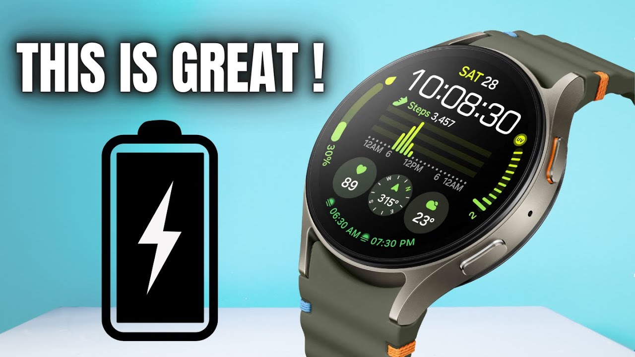 Galaxy Watch 7 - Battery Test Results are Great !!! - YouTube