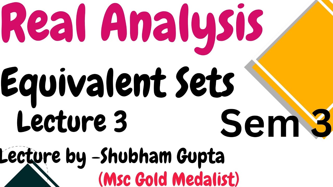 Real Analysis || lecture - 3 || jammu university || cluster university ...