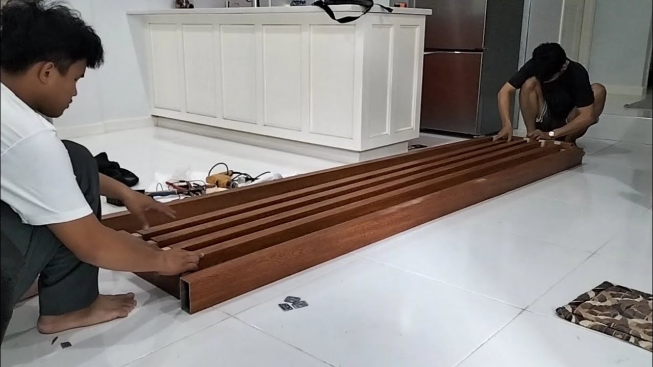 PVC Tubular partiton 2x3 Installation. /9CM - YouTube