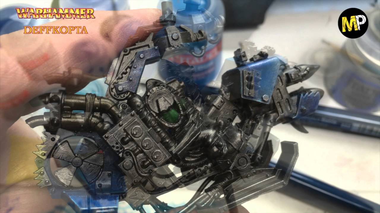 Painting the Warhammer 40K Deffkopta - YouTube