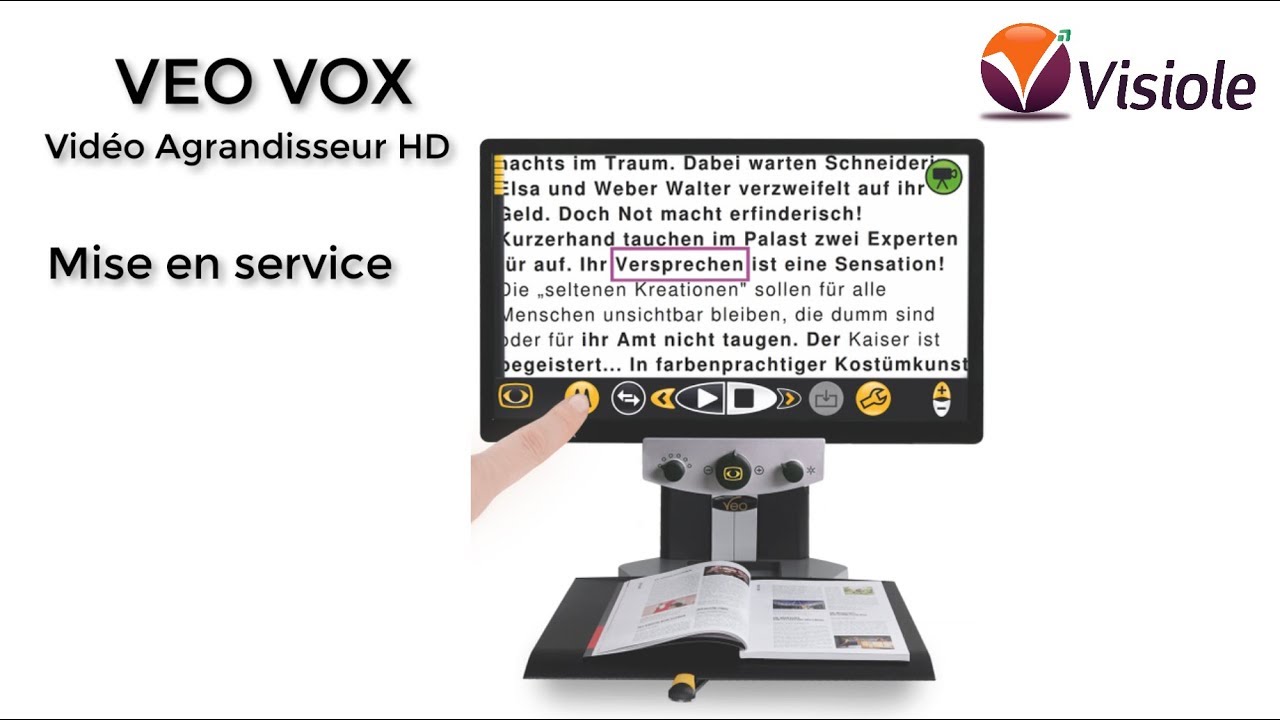 VEO-Vox, Installation du télé agrandisseur vocal ultra rapide - YouTube