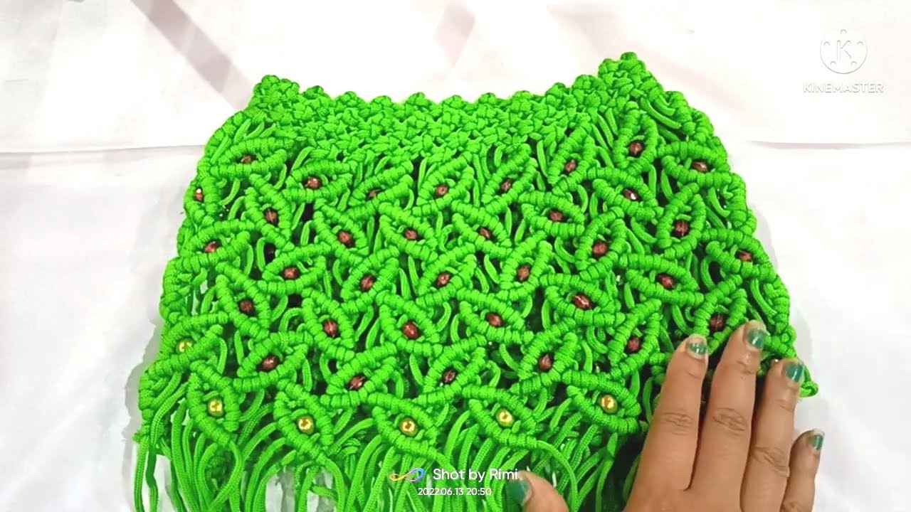 Macrame Purse/Macrame Bag - YouTube