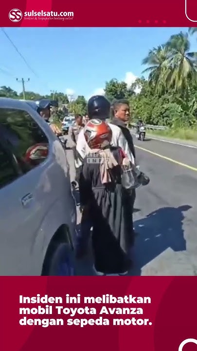 Kecelakaan Motor dengan Mobil di Tarowang Jeneponto #shortsnews - YouTube