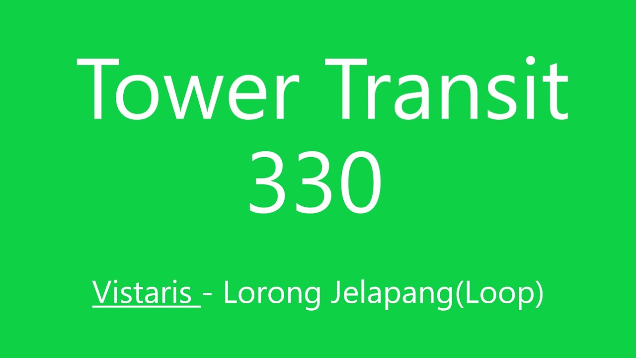 [Roblox Kimx's Town] Tower Transit Trunk 330 Hyperlapse - YouTube