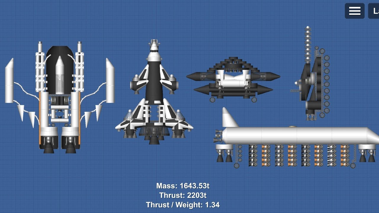 sfs blueprints sharing part 4 || sfs space ship blueprints and rockets ...