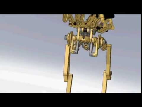 Solidworks Lego Technic Battle Droid an AT-ST - YouTube