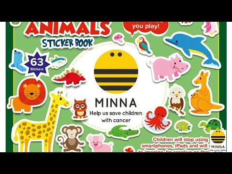 Minna Enterprises - Animal Sticker Book - YouTube