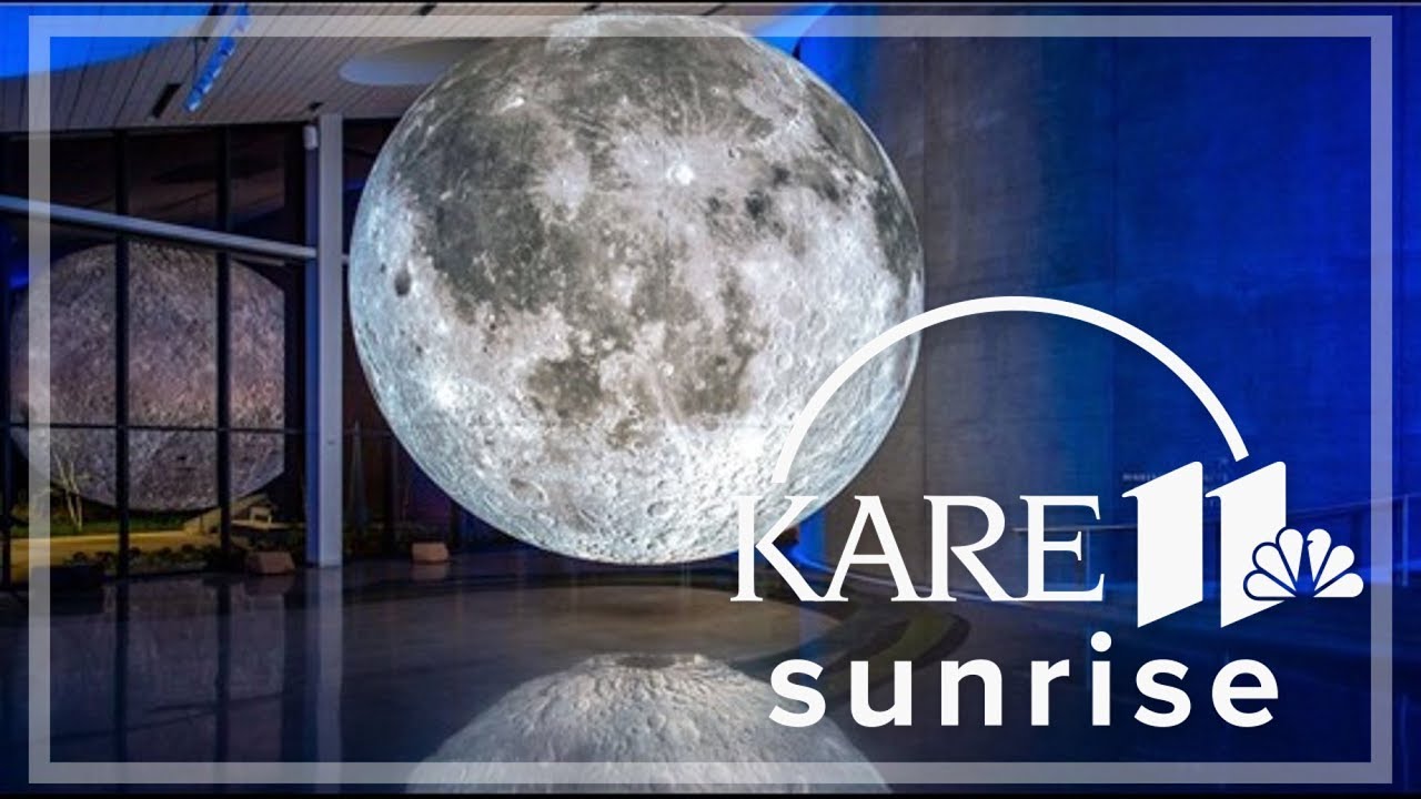 Bell Museum Moon exhibit captures fascinating with space - YouTube