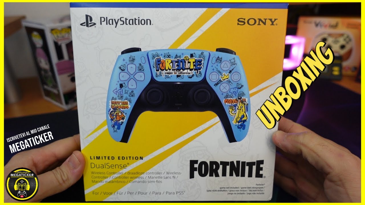 UNBOXING : LIMITED EDITION ( FORTNITE ) SONY DUALSENSE PS5 - YouTube