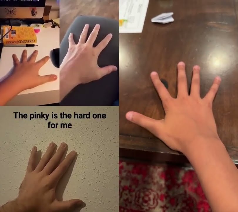 Pinky was the hardest #hand - YouTube