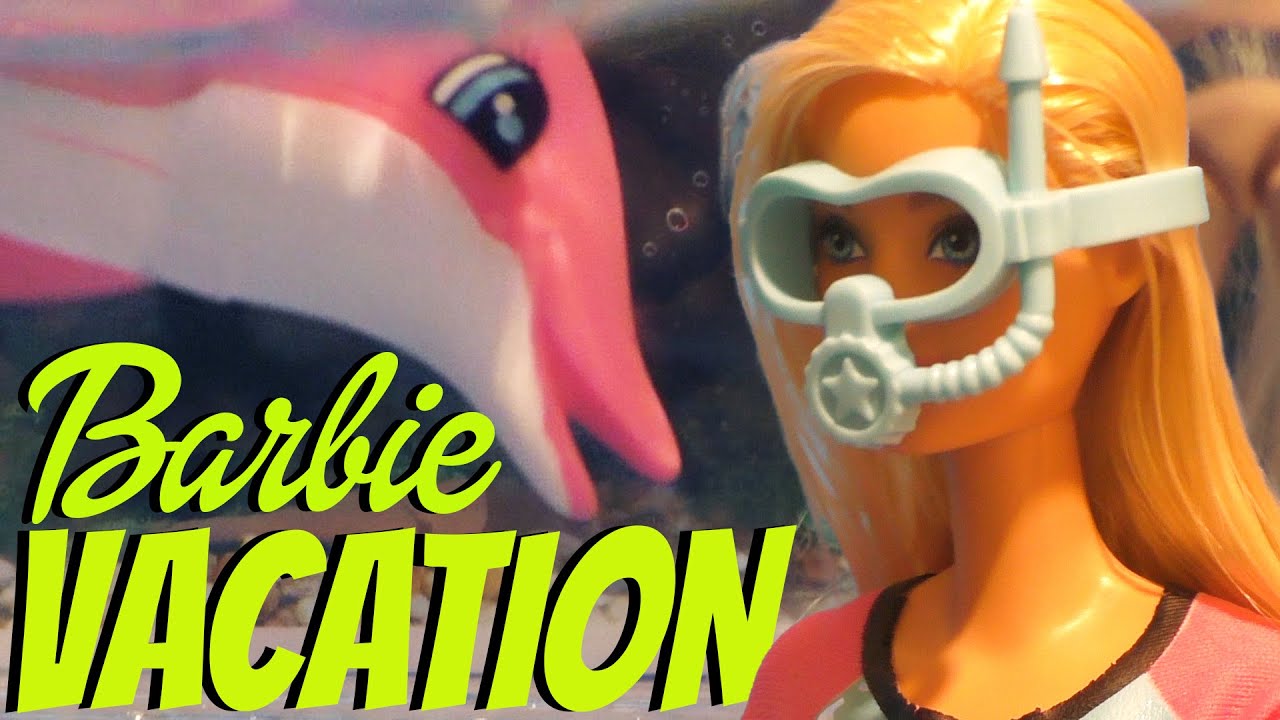 Barbie Dolls Vacation (Video) 🤿 Barbie Dolls Surf (and) Swim With ...
