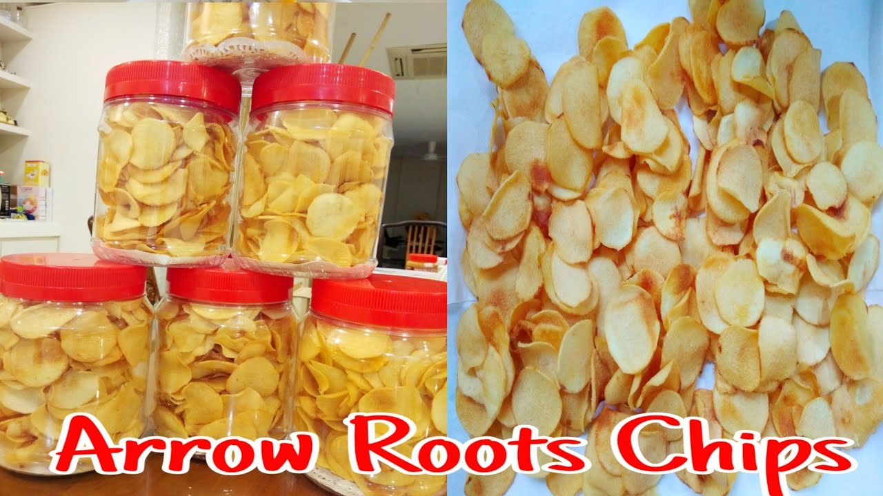 How To Cook Arrow Roots Chips | Crunchy Home Made Chips For Business ...