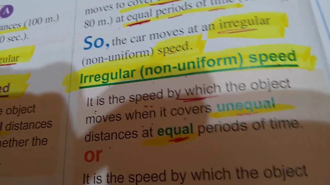 Types of speed ( 2 ) _ 3rd. Prep. _ 1st. Term - YouTube