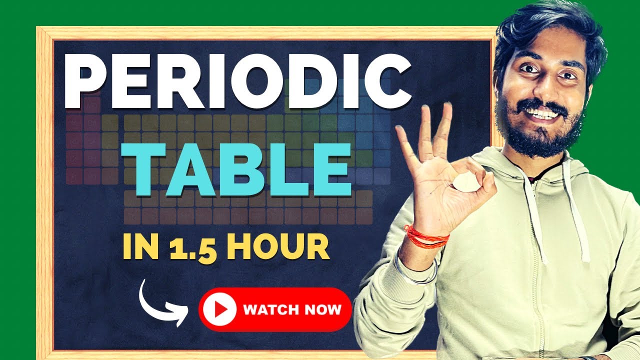 Class 11th | Periodic Classification Of Elements | NEET,JEE | Gaurav ...