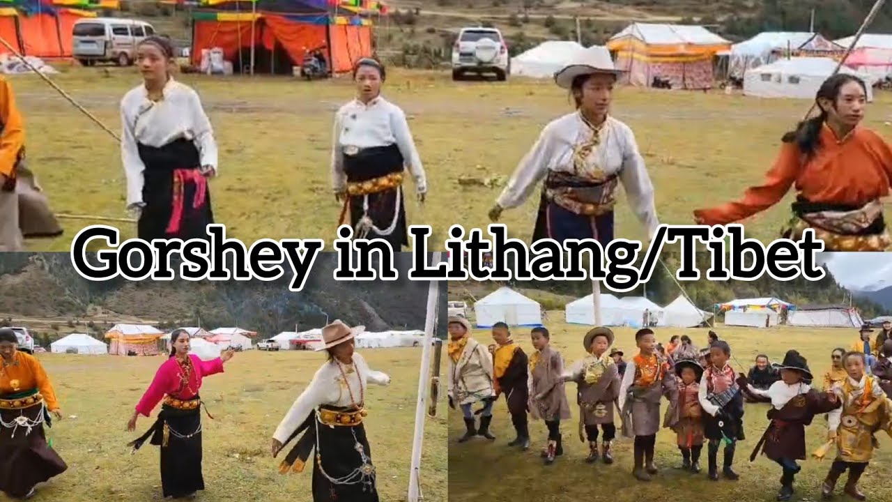 New Tibetan Gorshey in Lithang Tibet // New Trending Gorshey // Tibetan ...