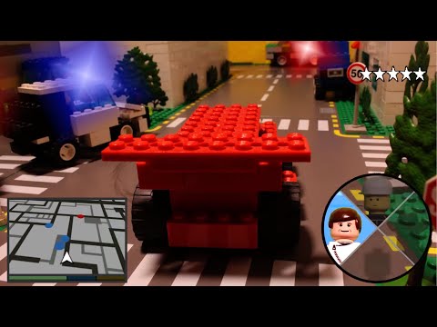 LEGO Stop Motion: Grand Theft Auto Lego City (HD 1080p)
