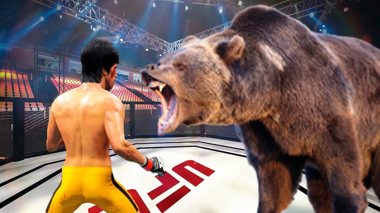 🐯UFC 4 Bruce Lee vs Werewolf Tiger Fight🐯 - YouTube