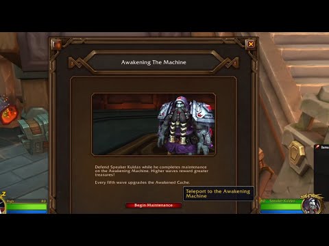 Awakening The Machine Gearing up for Trouble Weekly Quest for World of ...