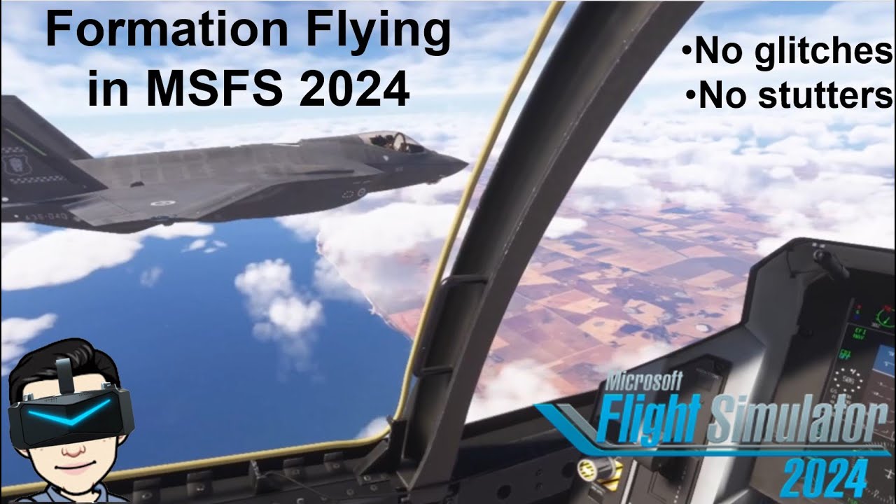 MSFS 2024 Adelaide Formation F-35 Approach in VR | Pimax Crystal Light ...