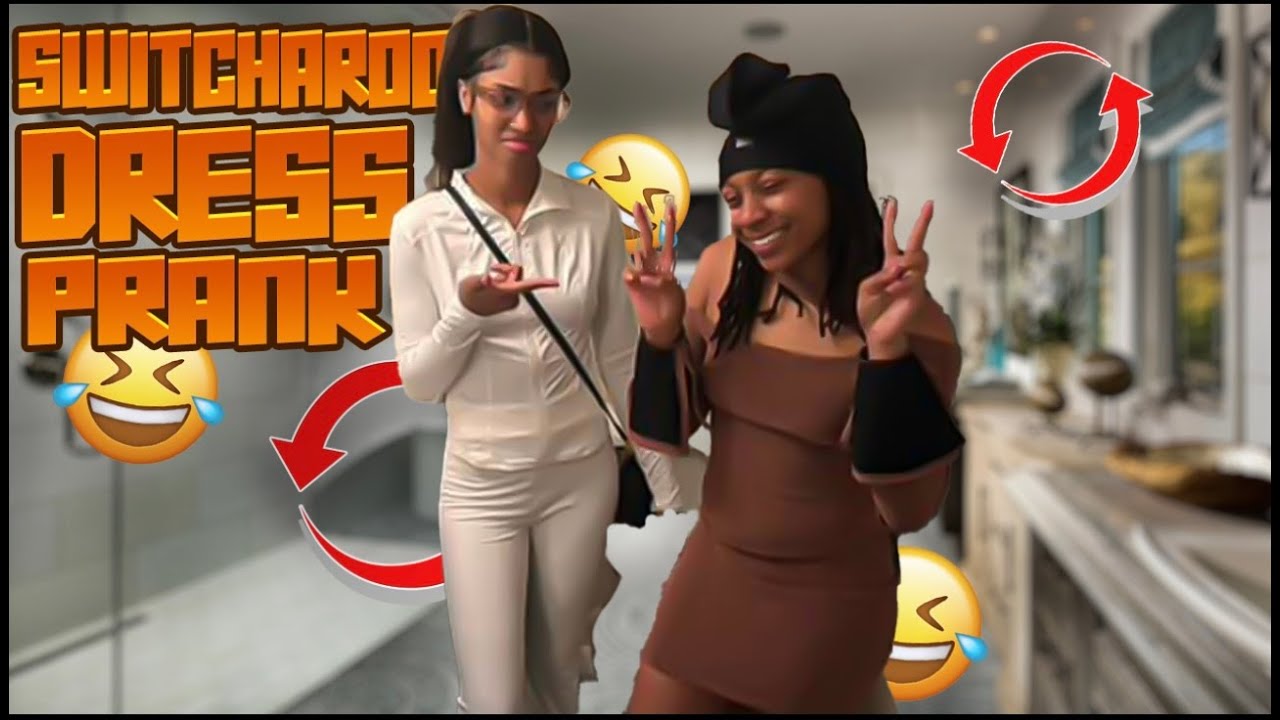 😶SWITCHAROO DRESS PRANK - YouTube