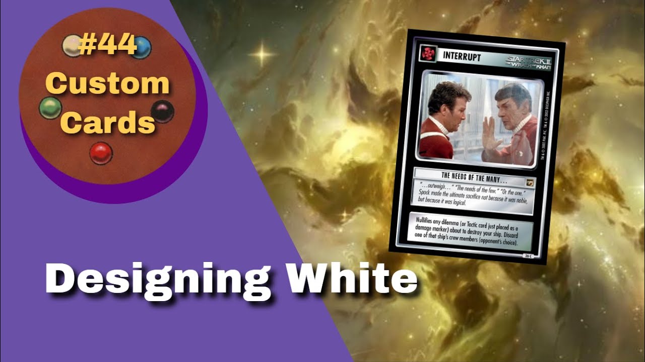 Designing White | Custom Cards #44 - YouTube