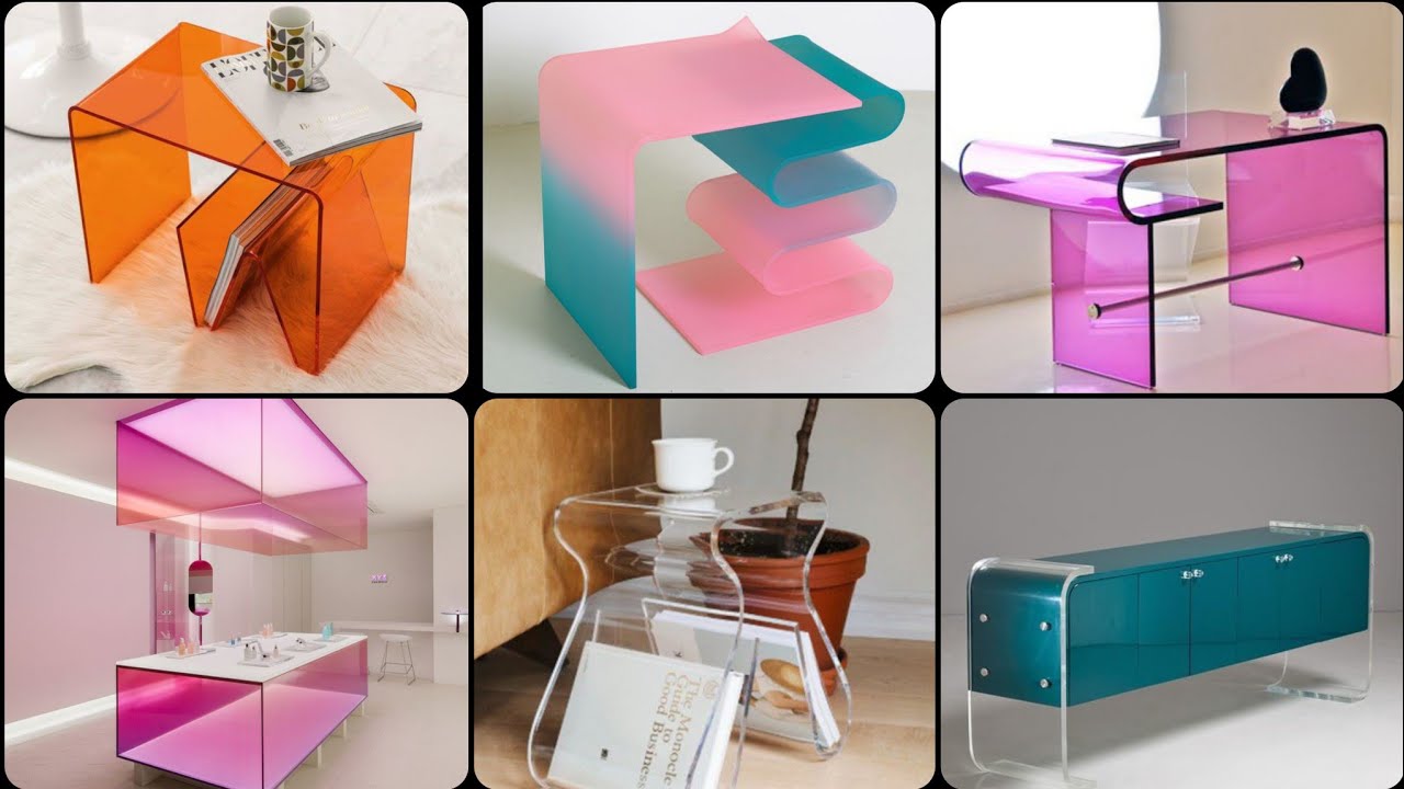 Modern & Stunning Acrylic Tables Ideas - Demanding collection - YouTube