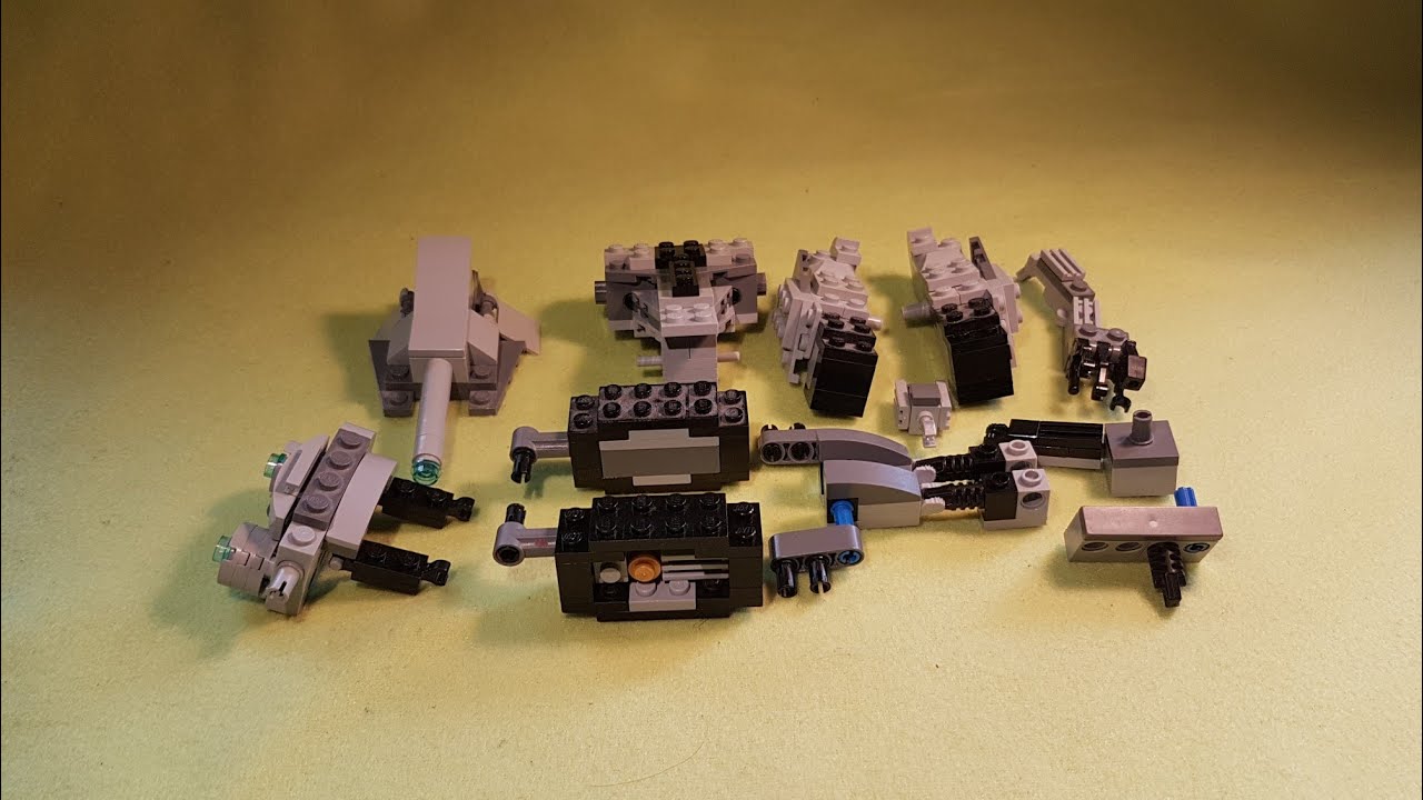 Lego Transformers ROTF Megatron ( Tutorial ) - YouTube