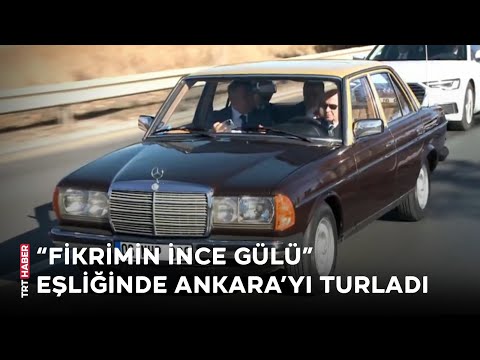 MHP Genel Başkanı Bahçeli klasik otomobiliyle Ankara'yı turladı