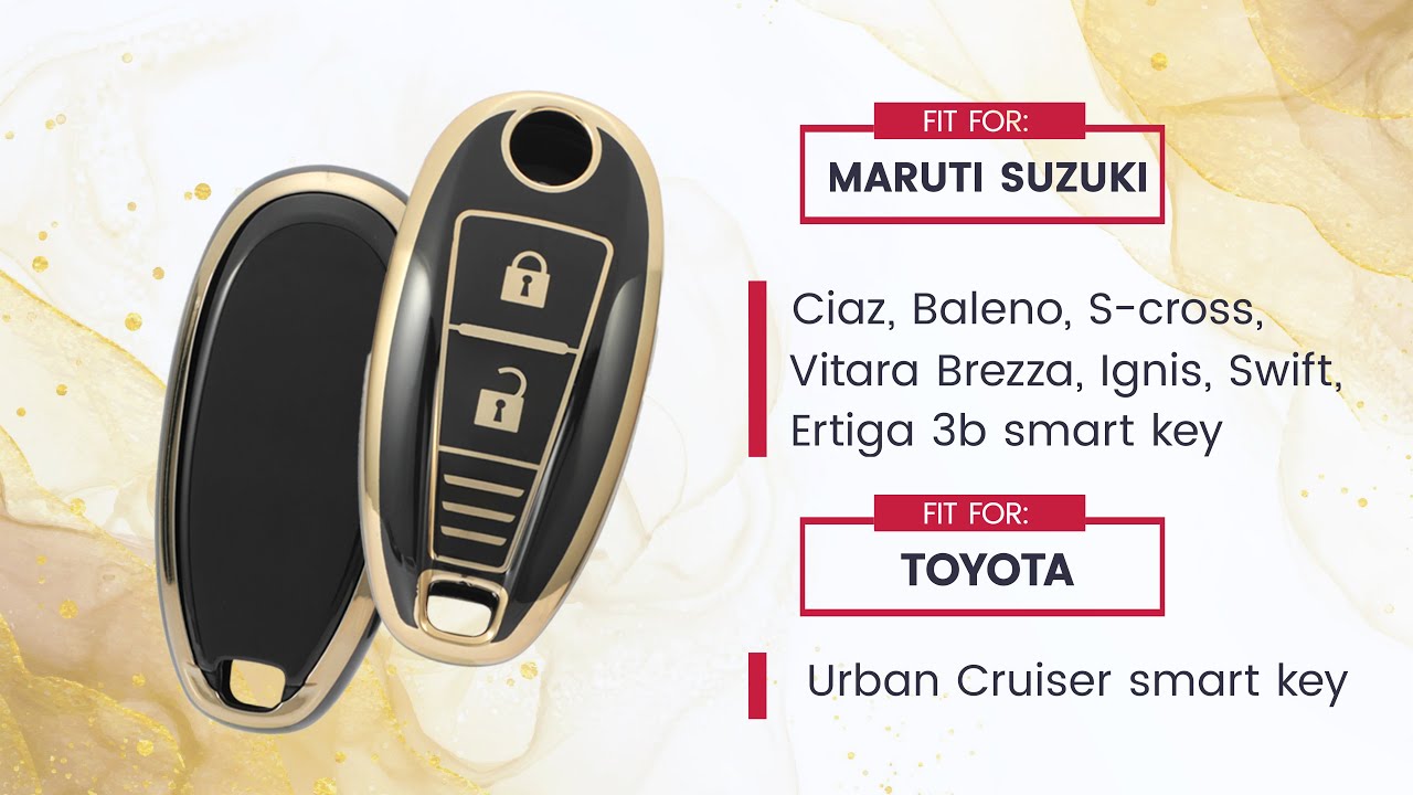 Keyzone TPU Key Cover for Ertiga Ciaz Baleno SCross Swift Ignis Urban ...