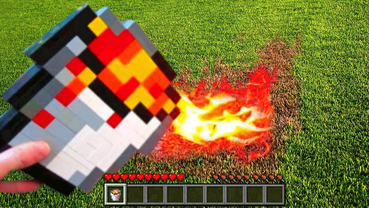 REALISTIC MINECRAFT IN REAL LIFE! - IRL Minecraft Animations / In Real ...