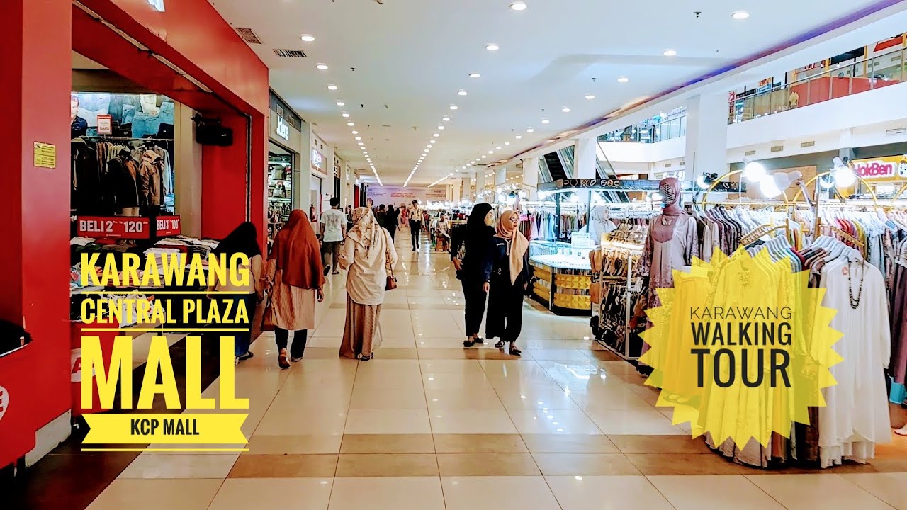 Karawang Central Plaza Mall (MALL KCP) 🌏 Karawang Walking Tour - YouTube