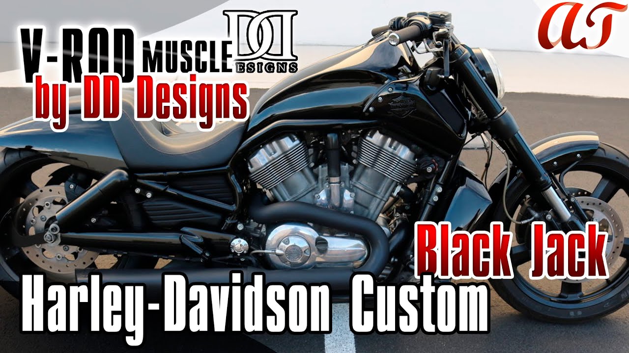 Harley-Davidson V-ROD MUSCLE Custom by DD Designs: BLACK JACK * A&T ...