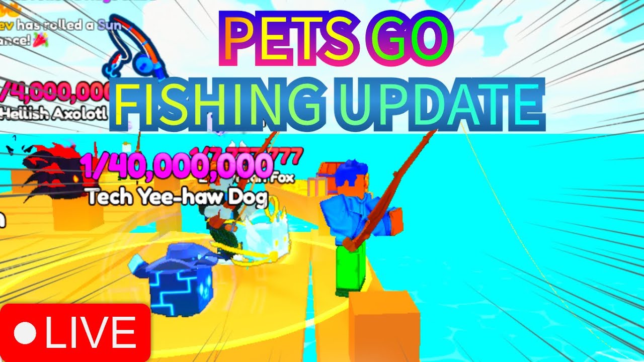 🔴LIVE🔴 Playing PETS GO With Viewers!! (FISHING MODE) - YouTube