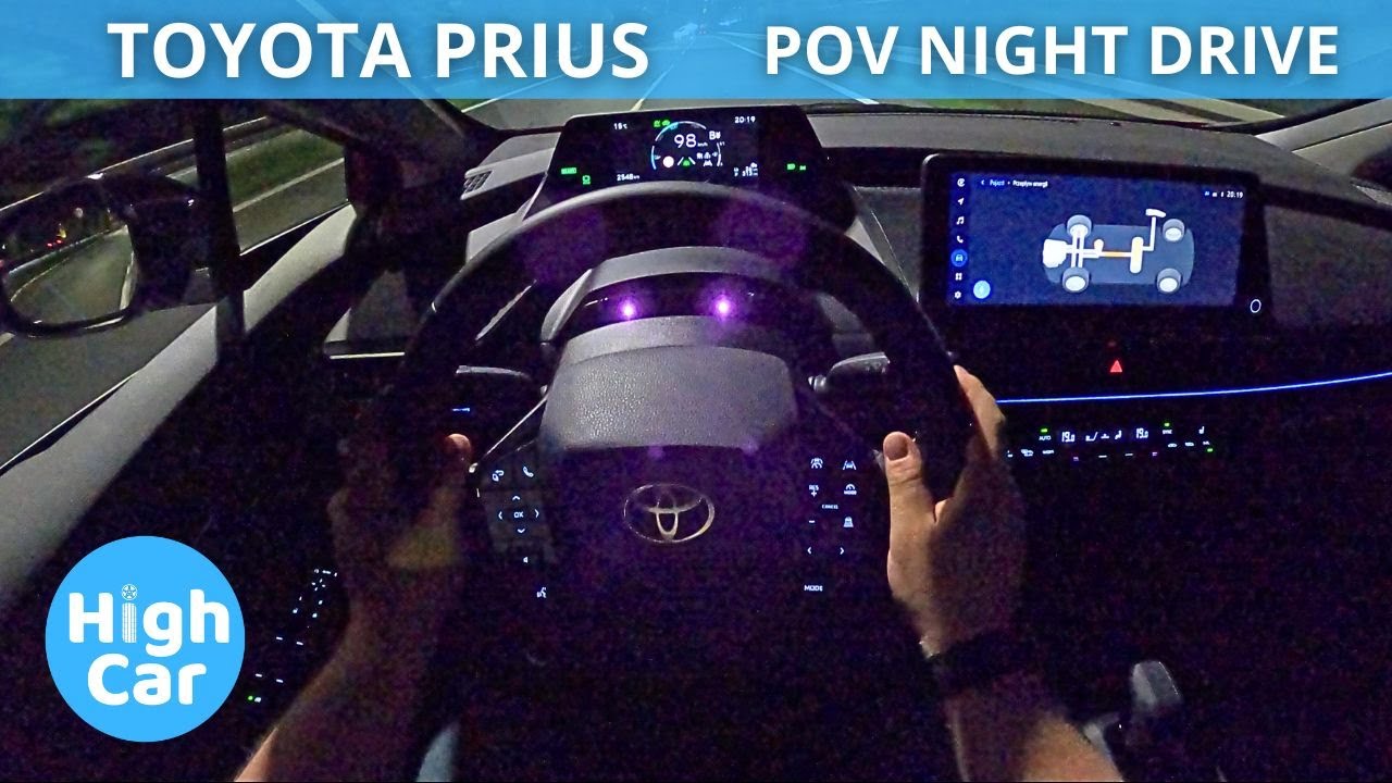 TOYOTA PRIUS PHEV 223HP 2024 | POV NIGHT DRIVE 4K - YouTube