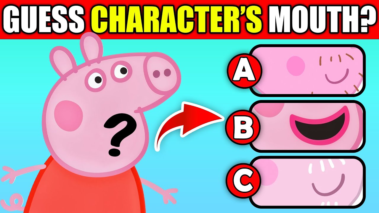 Can You Identify Peppa Pig 🐷 Characters By Their Mouth? | Peppa Pig ...