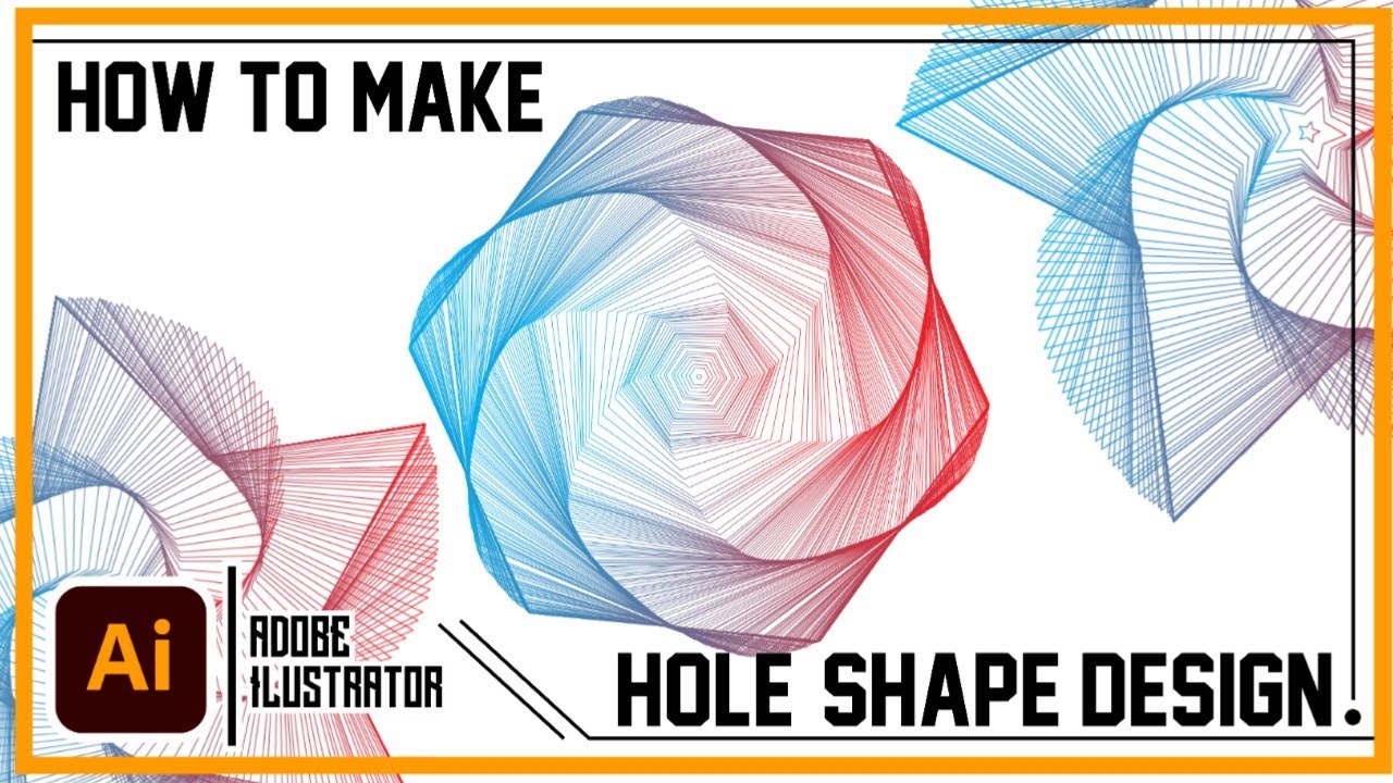 How to make HOLE SHAPE DESIGN 1000% VERY EASY!!! - YouTube