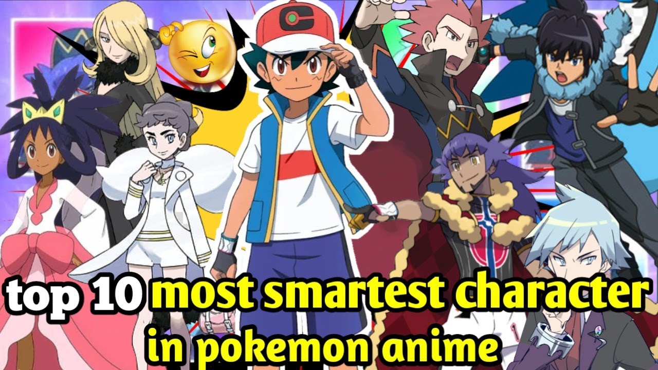 top 10 most smartest character in Pokemon anime || pokemon || pokemon ...