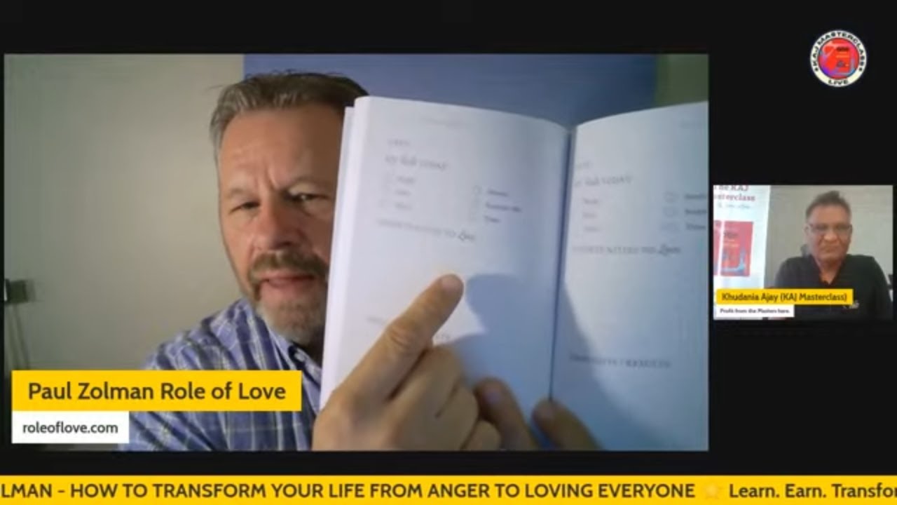 How to Transform Your Life from Anger to Love in 6 Months | Paul Zolman ...