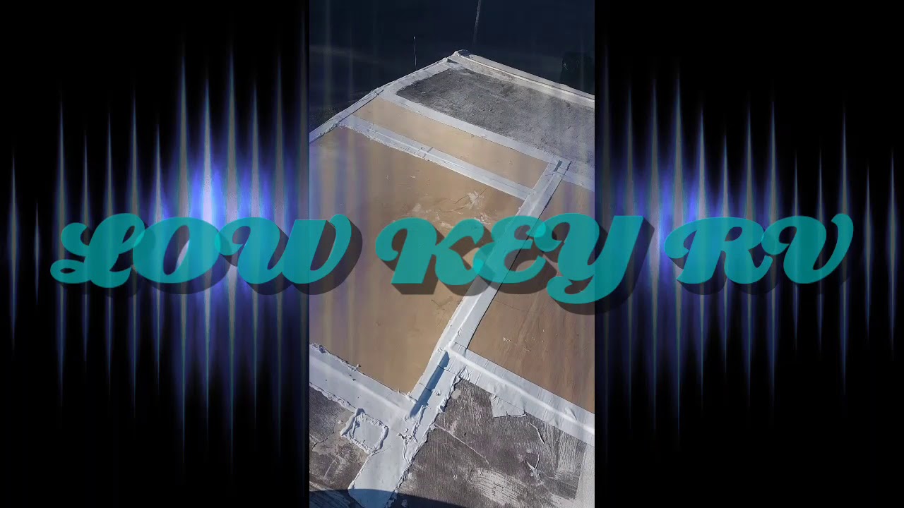 Rotten RV roof fix - YouTube