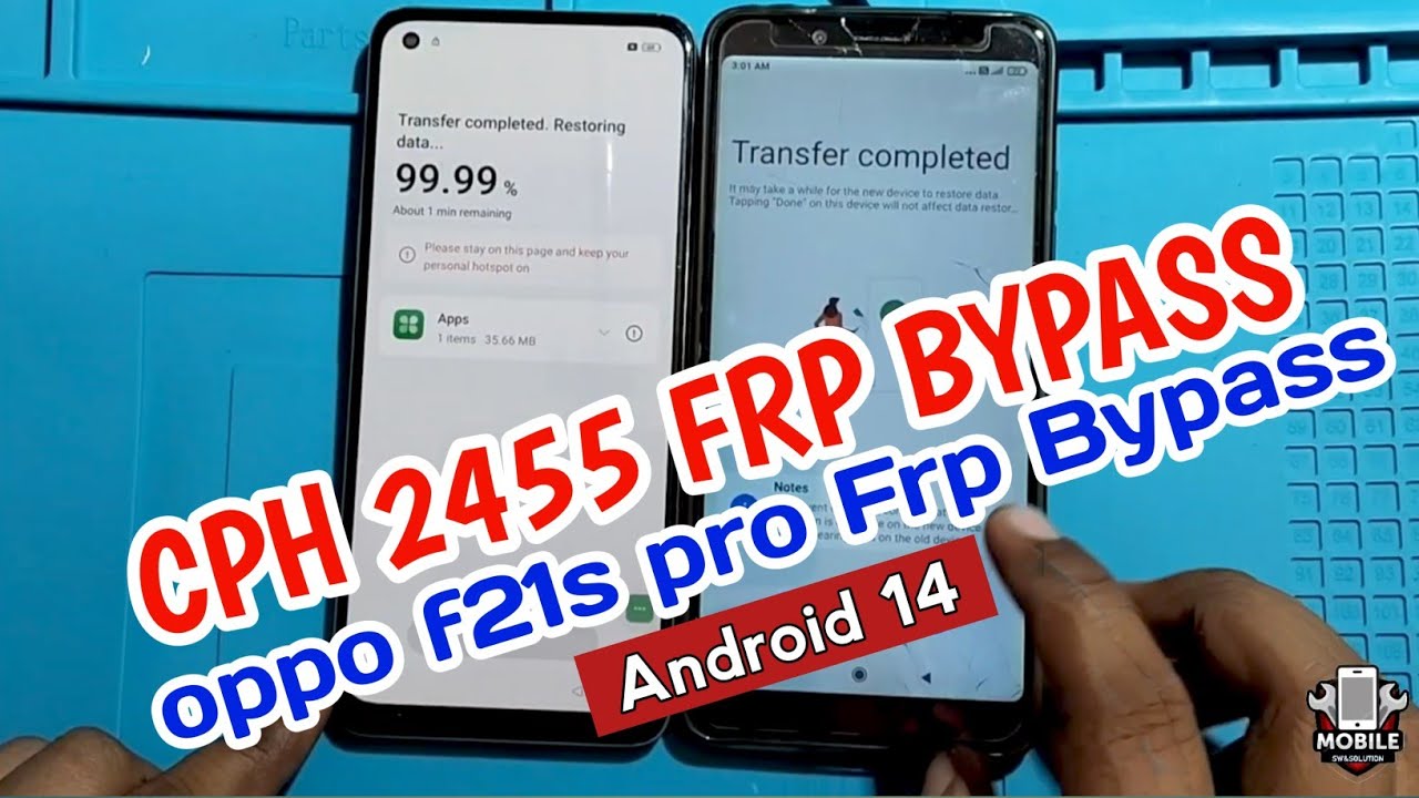 oppo f21s pro 5g frp bypass android 14 || cph 2455 frp bypass || oppo ...