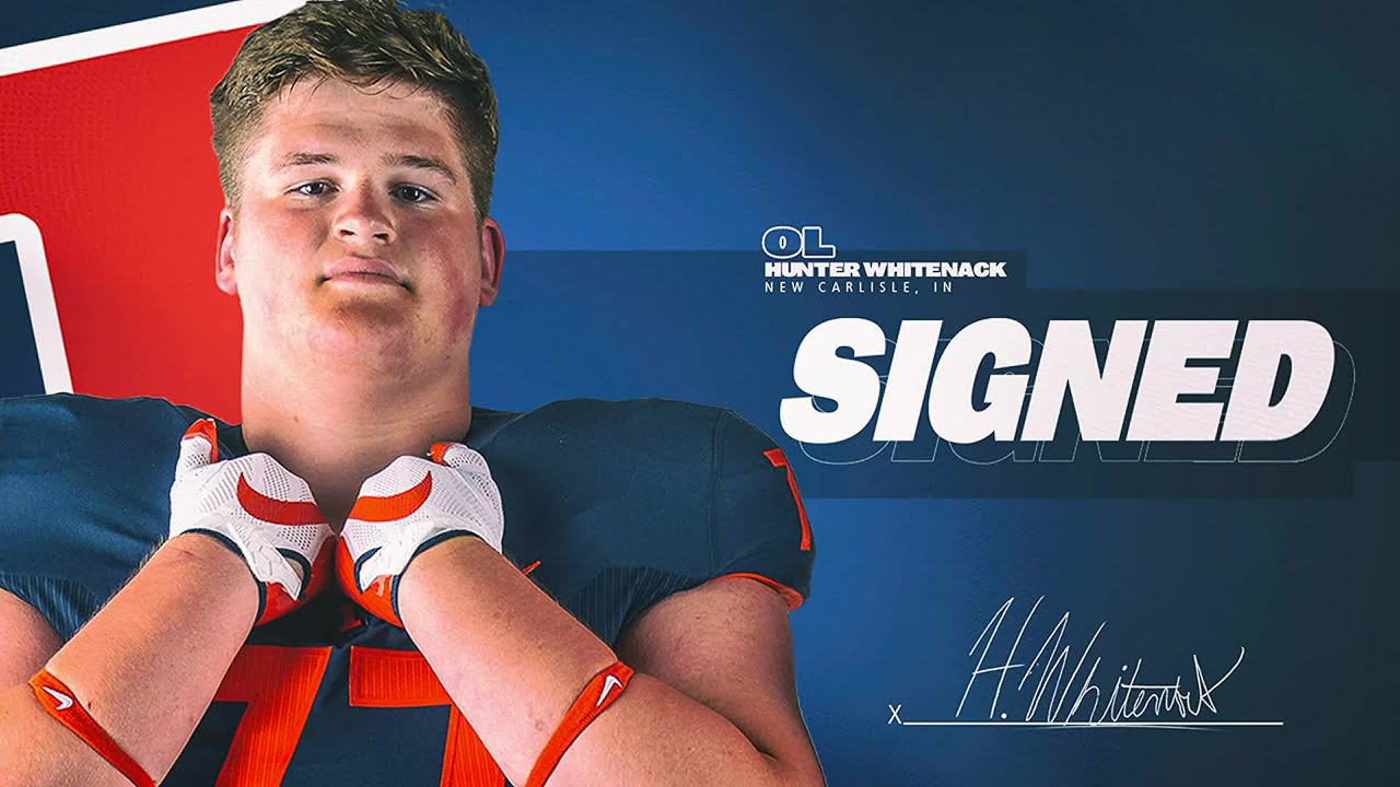 Illini Football Signing Day Dec. 2021 » OL Hunter Whitenack - YouTube