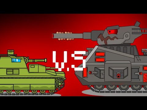 T-42 H.V Vs Leviathan 2.0 Cartoon about tanks - YouTube