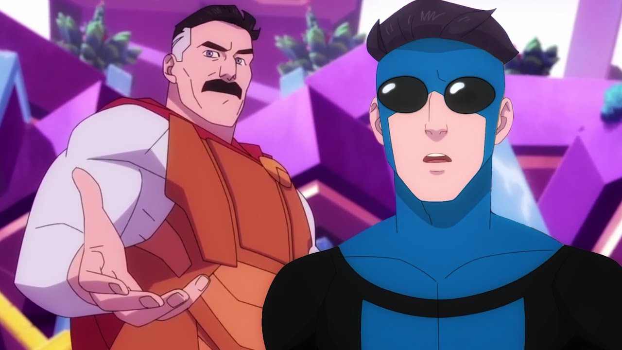 Blue Suit Invincible Reunites With Omni-Man - Recolored - YouTube