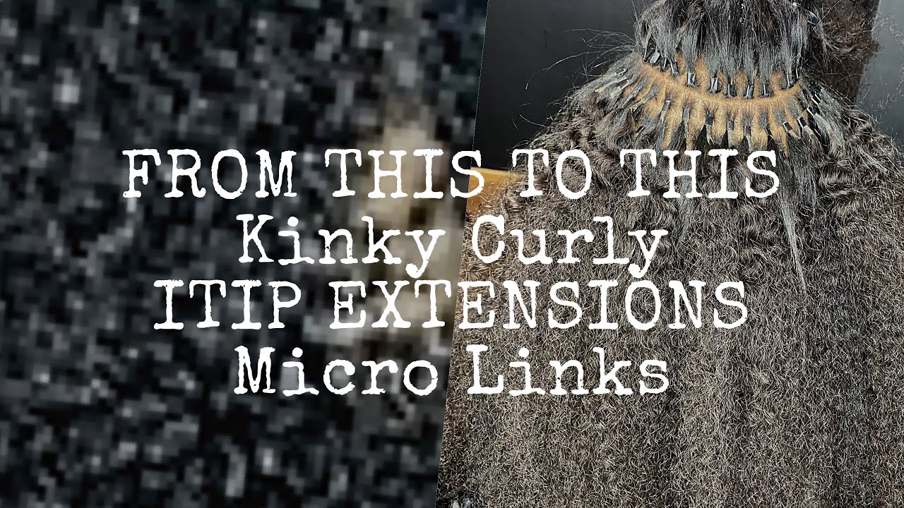 These ITIPS MATCH your hair|Micro Link Install|Just Vanity Dom - YouTube