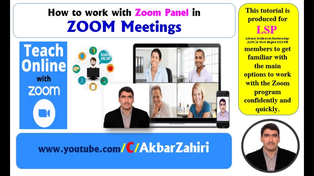 Learn how to work with the Zoom Panel in ZOOM Meetings-(In English for ...