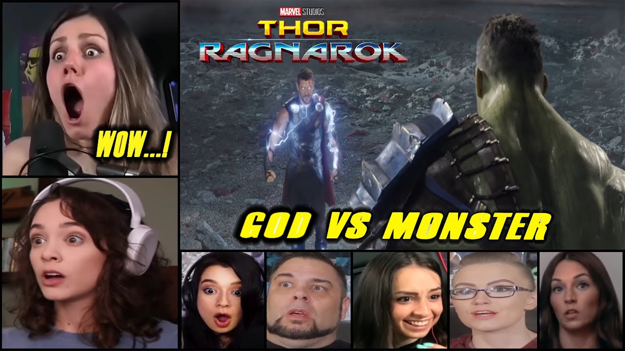 Reactors Reaction Thor vs Hulk Fight Scene in Thor Ragnarok | Mapkrish ...